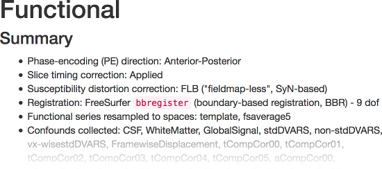 fMRIPrep - A Robust Preprocessing Pipeline for Functional MRI